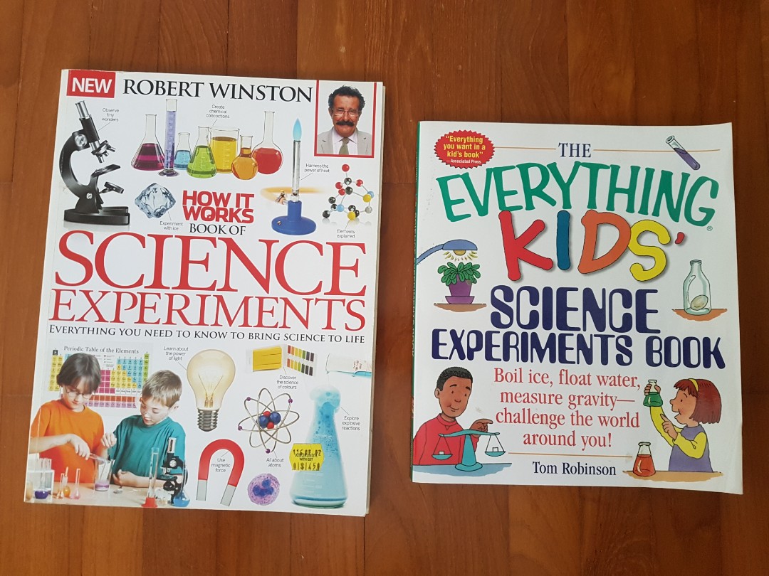 Book of Science Experiment (How it Works) and The Everything Kids Science Experiment Book ...