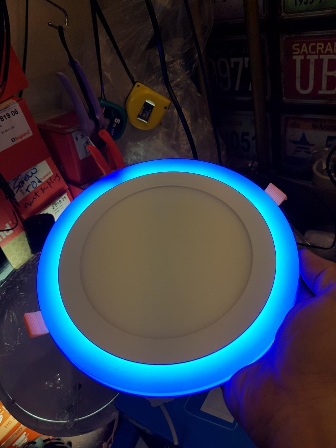 [Buy 5 free 1] blue led rim false ceiling downlight, Furniture & Home ...