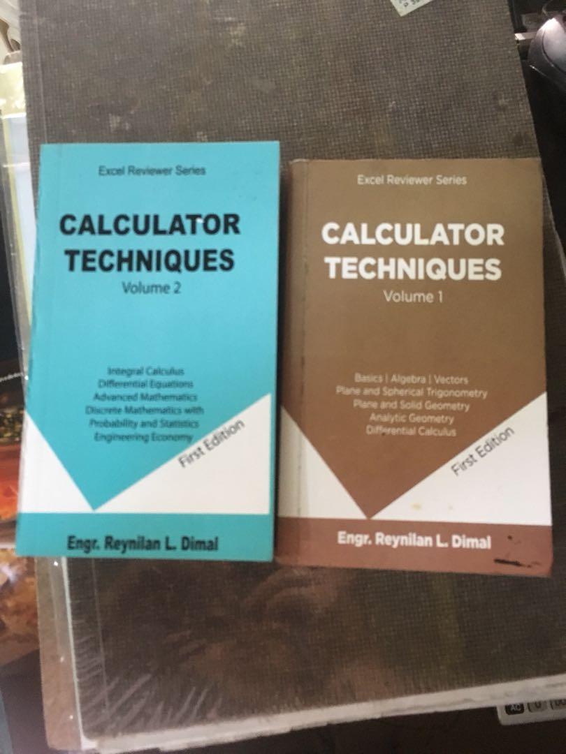 Calculator techniques by dimal vol.1@2, Hobbies & Toys, Books ...