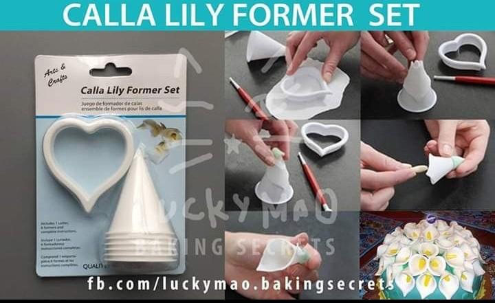 Calla Lily Former Set, Furniture & Home Living, Kitchenware & Tableware ...
