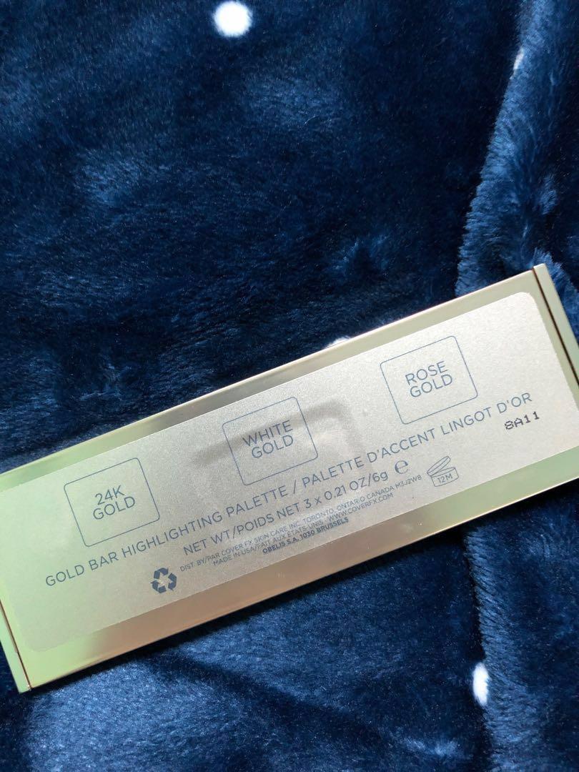 Cover FX Gold bar highlighting palette, Beauty & Personal Care, Face ...