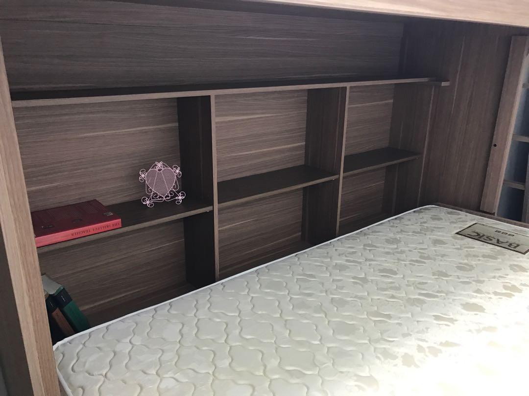 Double deck hidden bed by Leda system, Furniture & Home Living ...