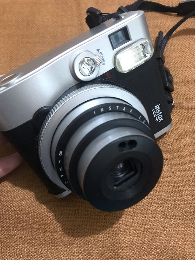 Fujifilm Instax Mini 90 Black, Photography, Cameras on Carousell