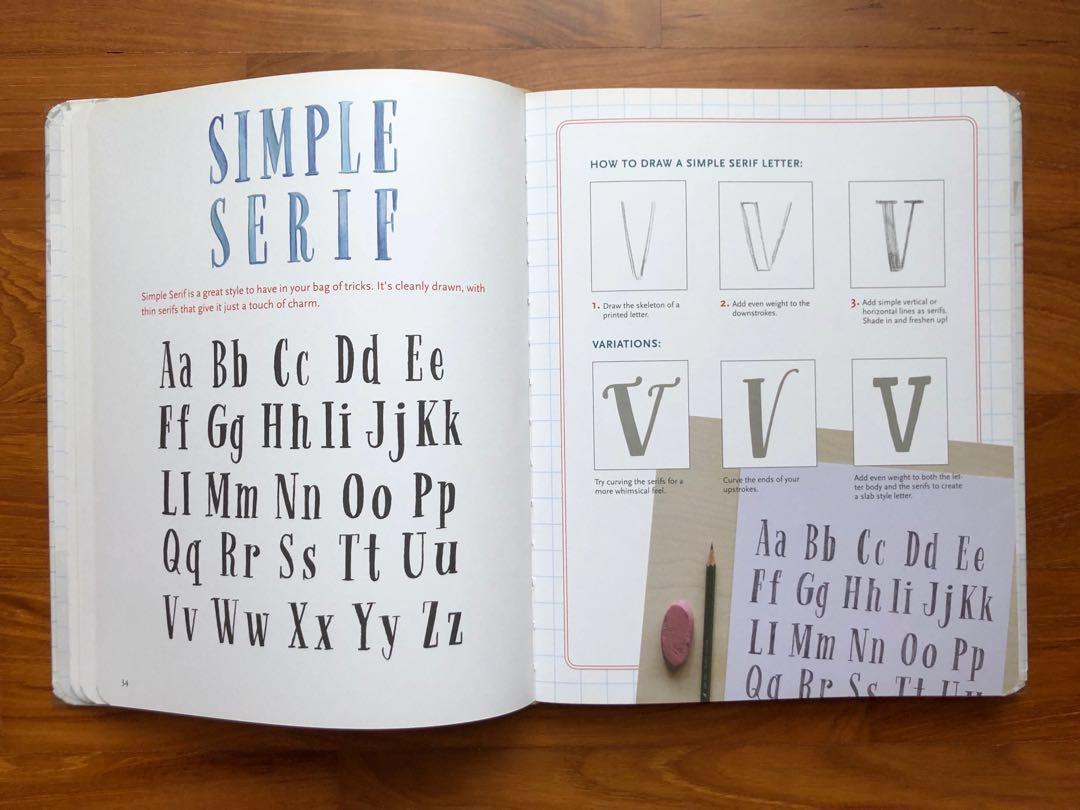 Hand Lettering - An Interactive Guide To The Art Of Drawing Letters ...