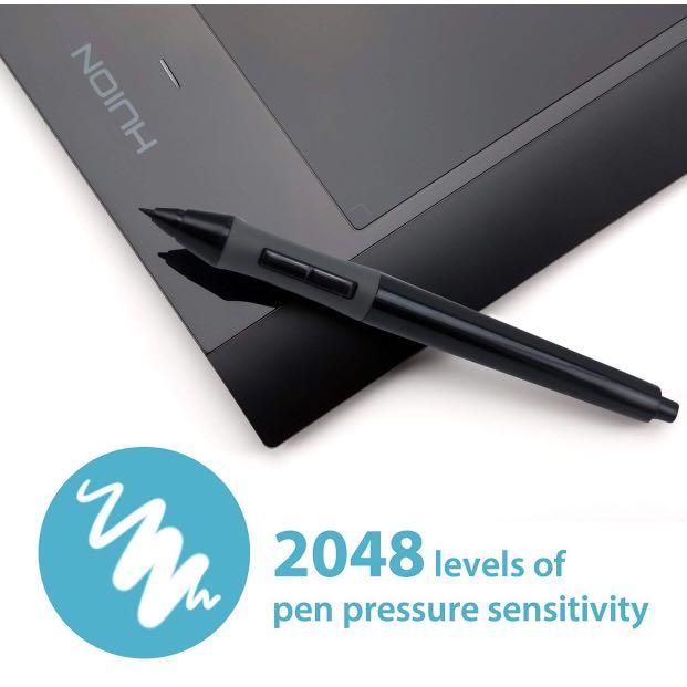 HUION Graphics Pen Tablet 580 Black used for Photo Editing Comic ...