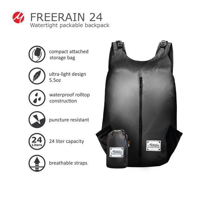 Matador FreeRain24 Packable Backpack, Men's Fashion, Bags, Belt bags ...