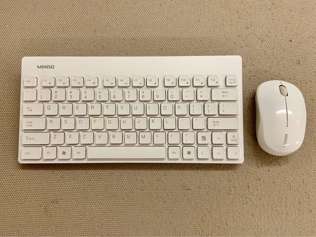Miniso Wireless mouse & keyboard set, Computers & Tech, Parts & Accessories, Mouse & Mousepads ...