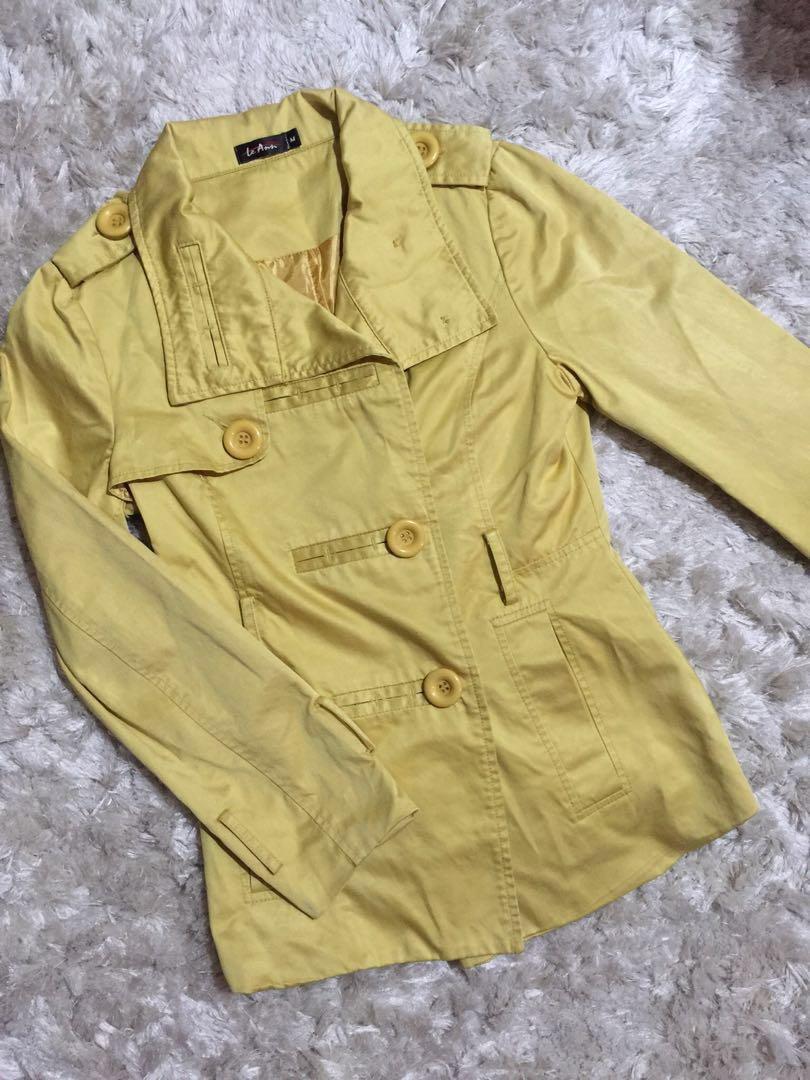 Mustard yellow jacket, Women's Fashion, Coats, Jackets and Outerwear on ...