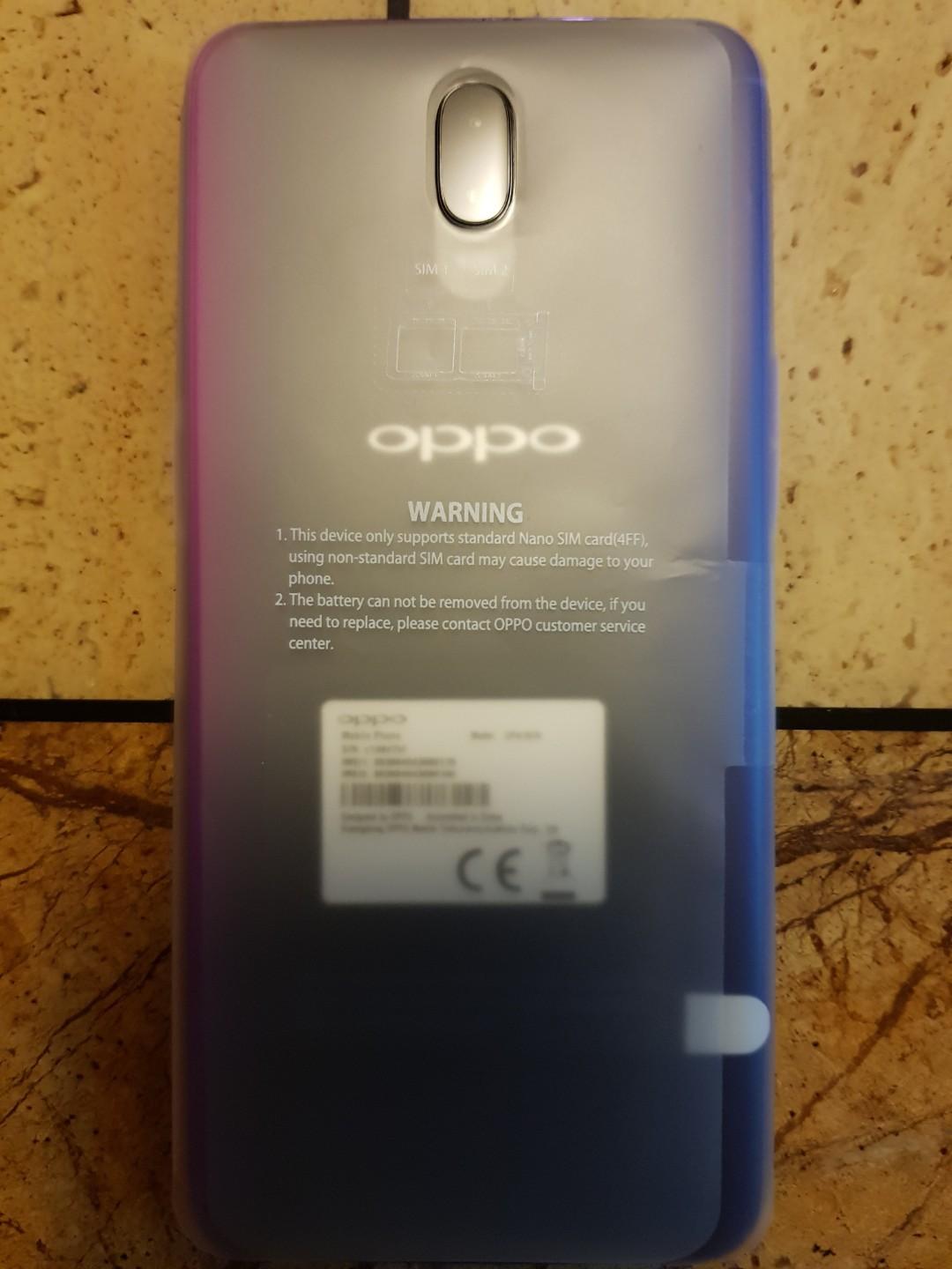 OPPO R17 BNIB Recontract from M1 Sealed broke to check the hp and ...