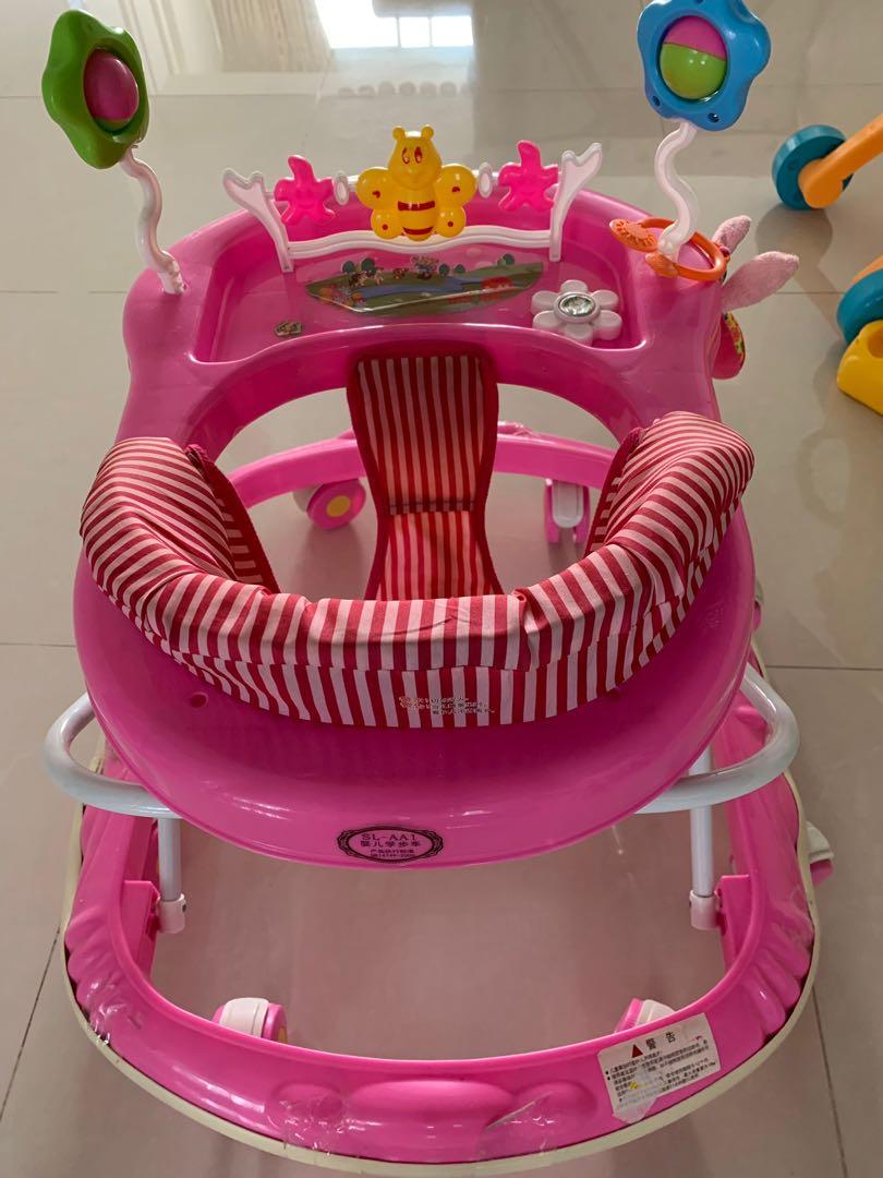 Pink Walker, Babies & Kids, Infant Playtime on Carousell