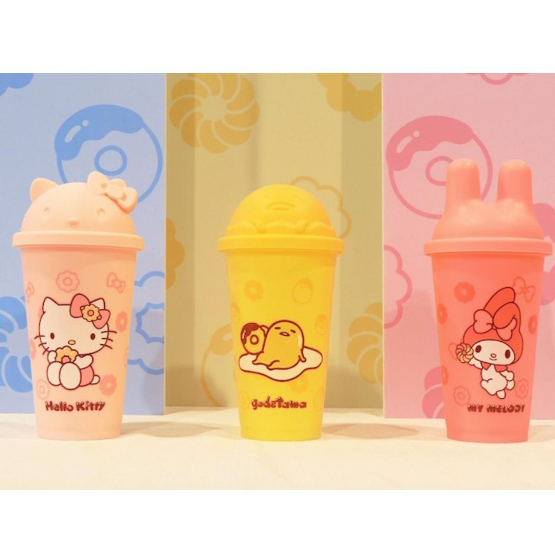 Sanrio Cups with Lids Full set (My Melody, Hello Kitty, Gautama ...