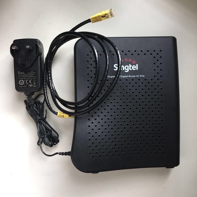 Singtel WiFi gigabit router ac elite modem, Computers & Tech, Parts ...