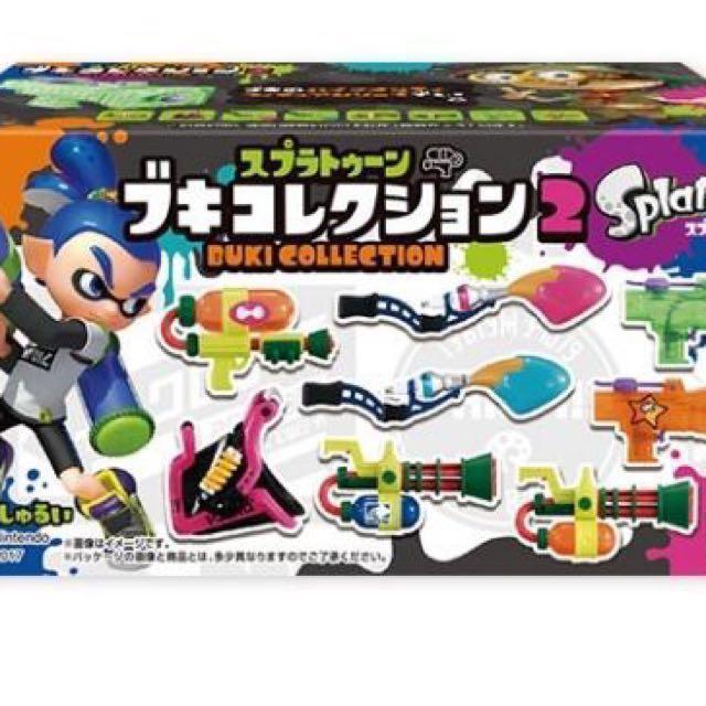 Splatoon Buki (weapon) collection 2 miniature 漆彈大作戰 食玩 武器 Nintendo ...