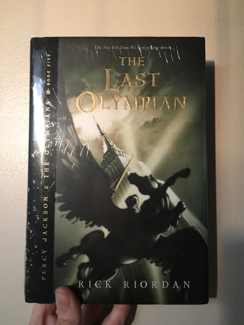 The Last Olympian by Rick Riordan (Hardbound), Hobbies & Toys, Books ...