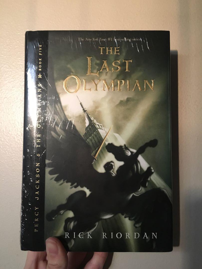 The Last Olympian by Rick Riordan (Hardbound), Hobbies & Toys, Books ...