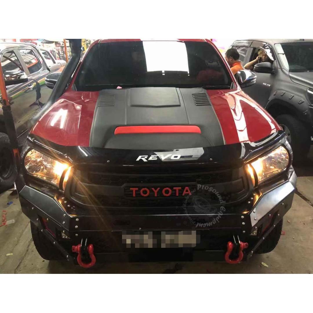 TOYOTA HILUX REVO FRONT GRILLE WITH TOYOTA WORDING (RED), Hobbies ...