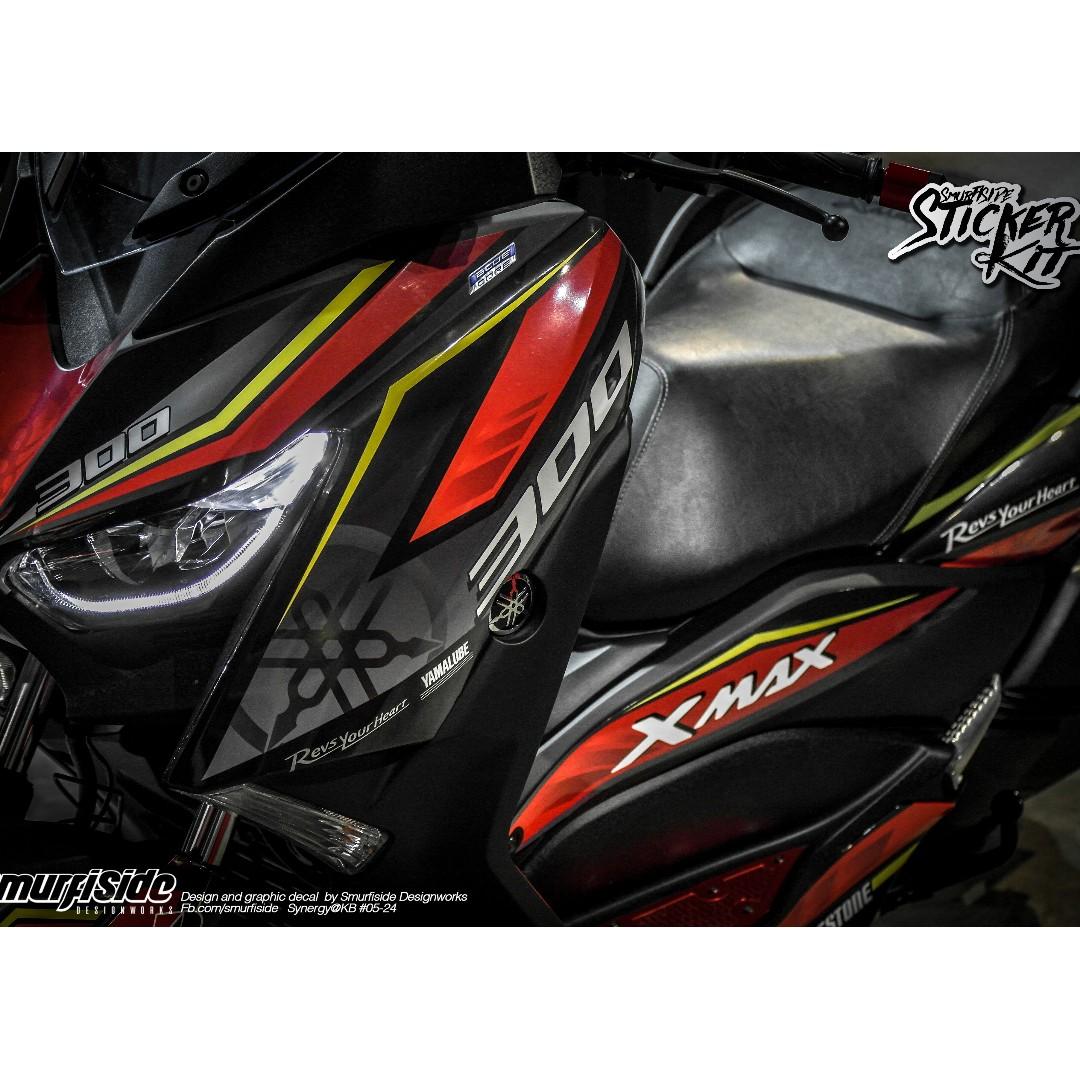 YAMAHA XMAX CUSTOM BODY WRAP, Motorcycles, Motorcycle Accessories on ...