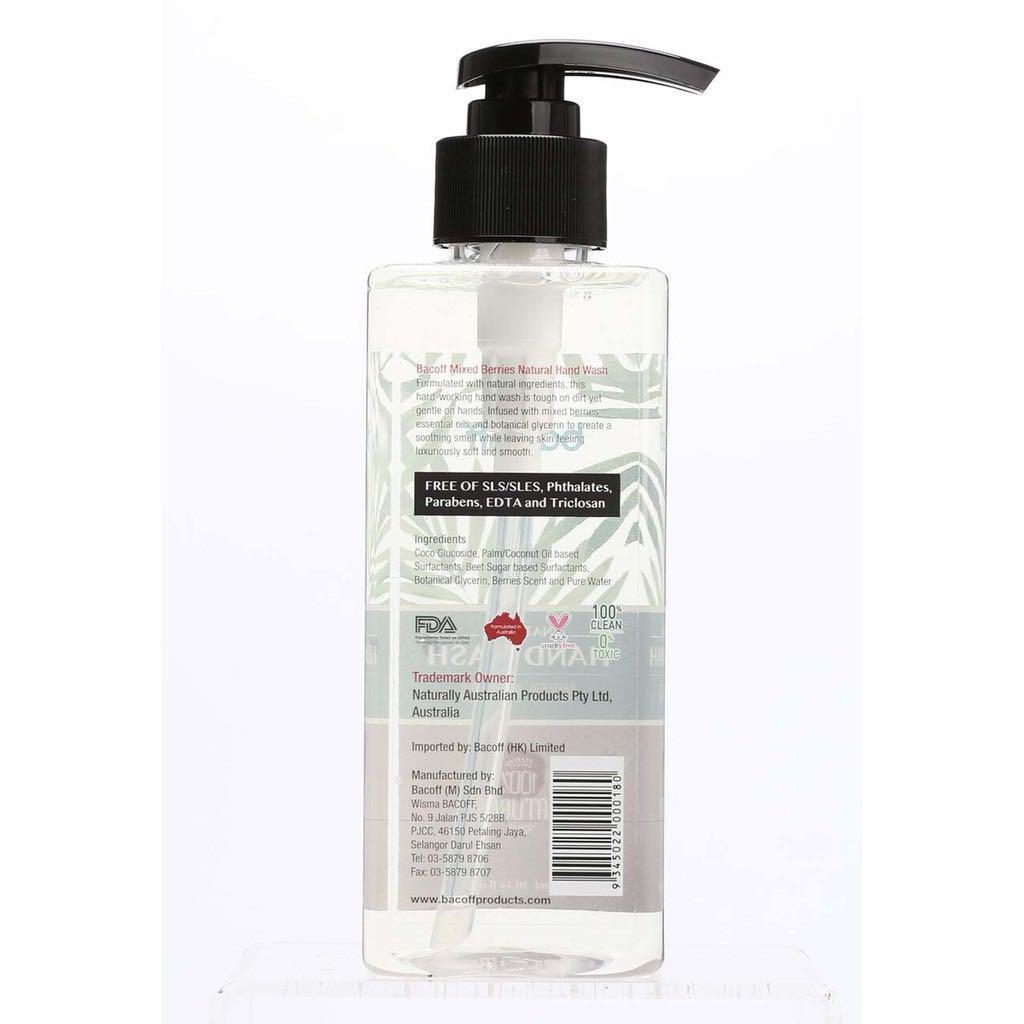 Bacoff Hand Wash - Mixed Berries, Beauty & Personal Care, Bath & Body ...