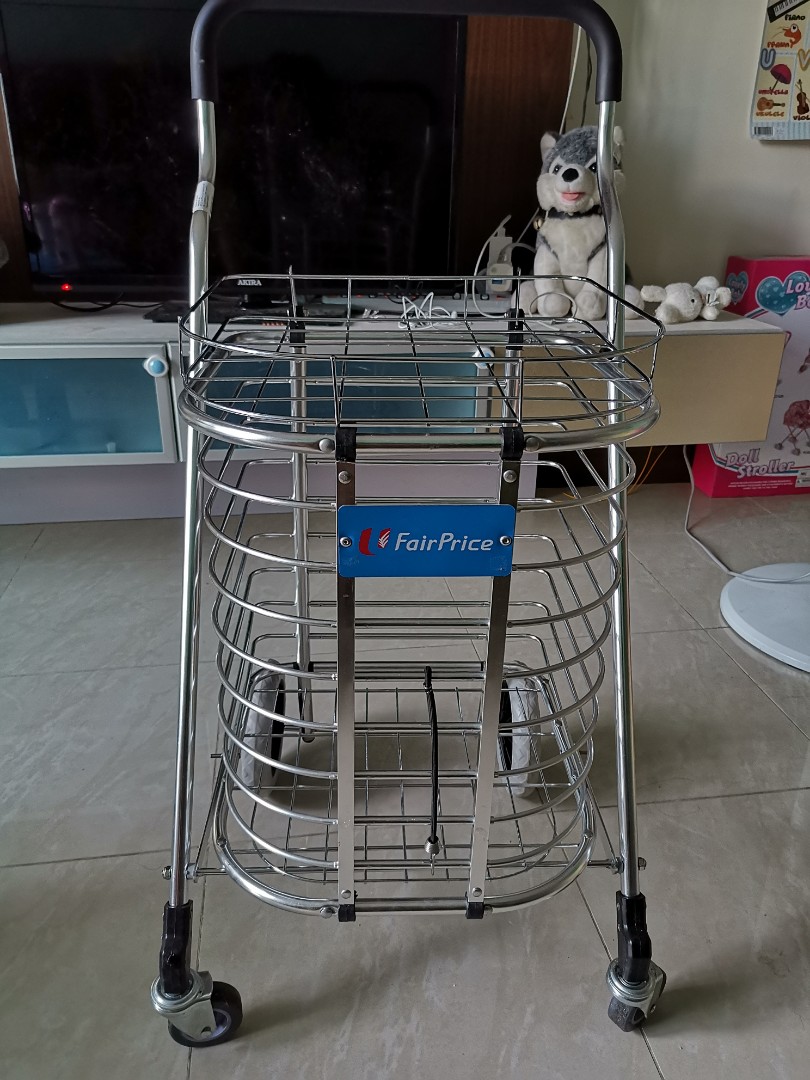 #Blessing NTUC fairprice shopping supermarket trolley, Free Items on ...