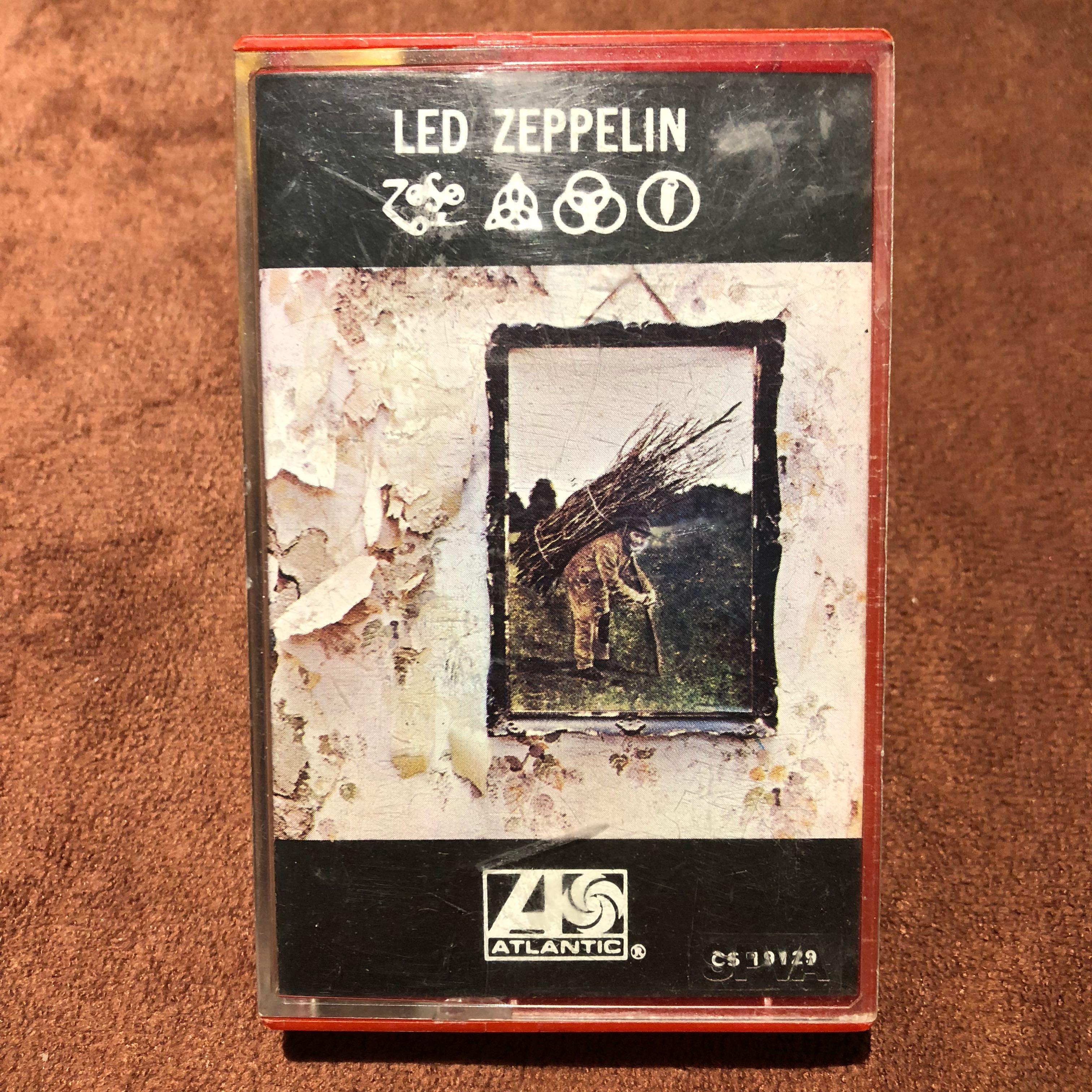 * Sold * Led Zeppelin IV Led Zeppelin Cassette Atlantic Rock Hard Rock ...