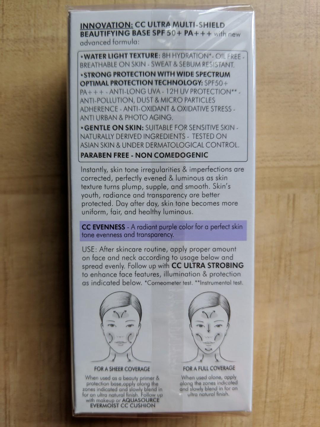 CC ULTRA EVENNESS SPF50+ PA+++, Beauty & Personal Care, Face, Makeup on ...