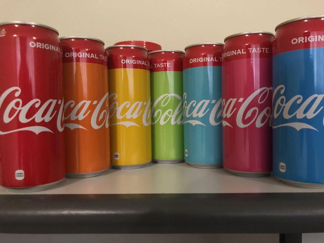 Coca Cola Coke Rainbow Colors Collections, Everything Else on Carousell