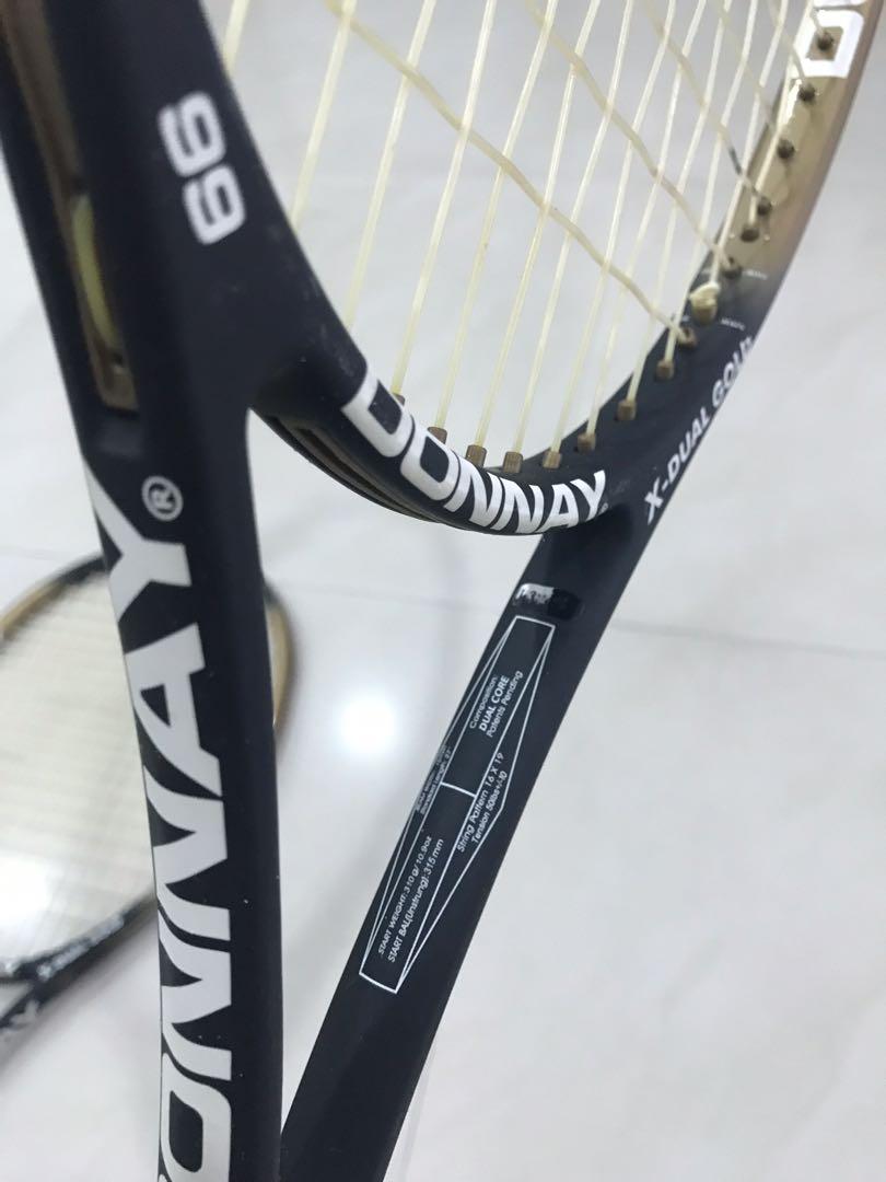 Donnay X-Dual Gold 99 Tennis rackets (A pair), Sports Equipment, Sports ...