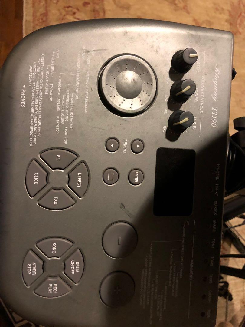 Electric drum kit - Ringway TD 99, Hobbies & Toys, Music & Media ...