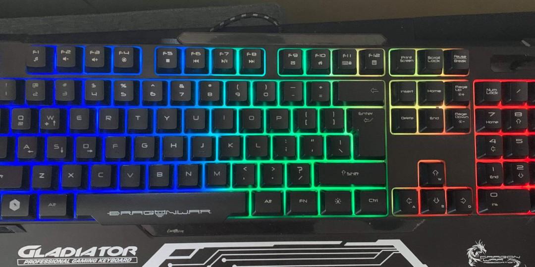 Gladiator Gaming Keyboard, Computers & Tech, Parts & Accessories ...