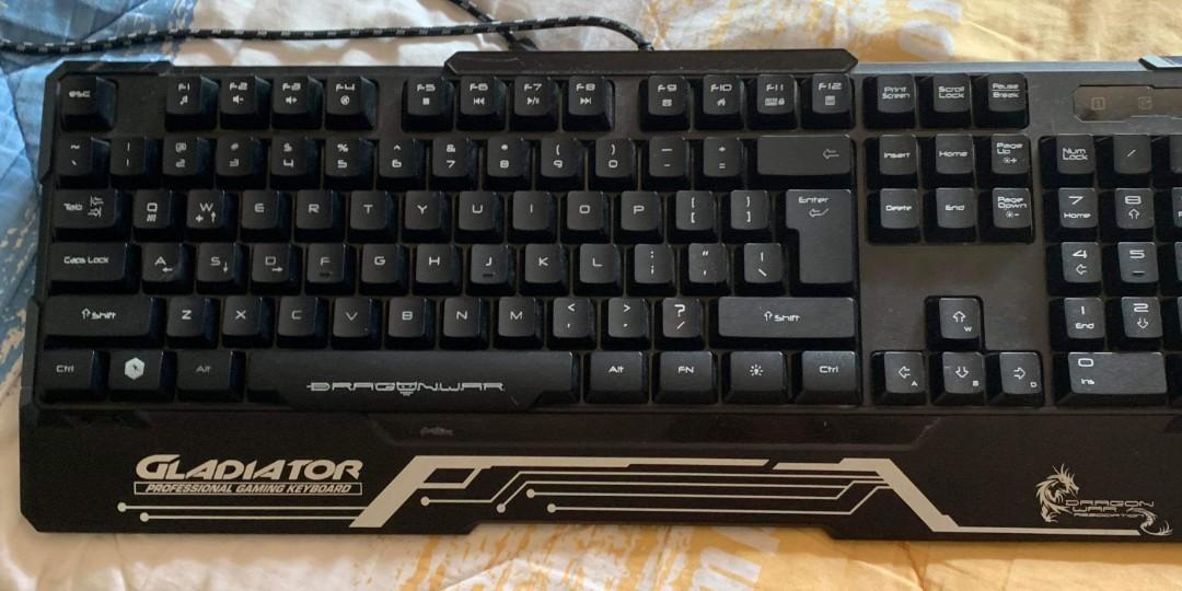 Gladiator Gaming Keyboard, Computers & Tech, Parts & Accessories ...