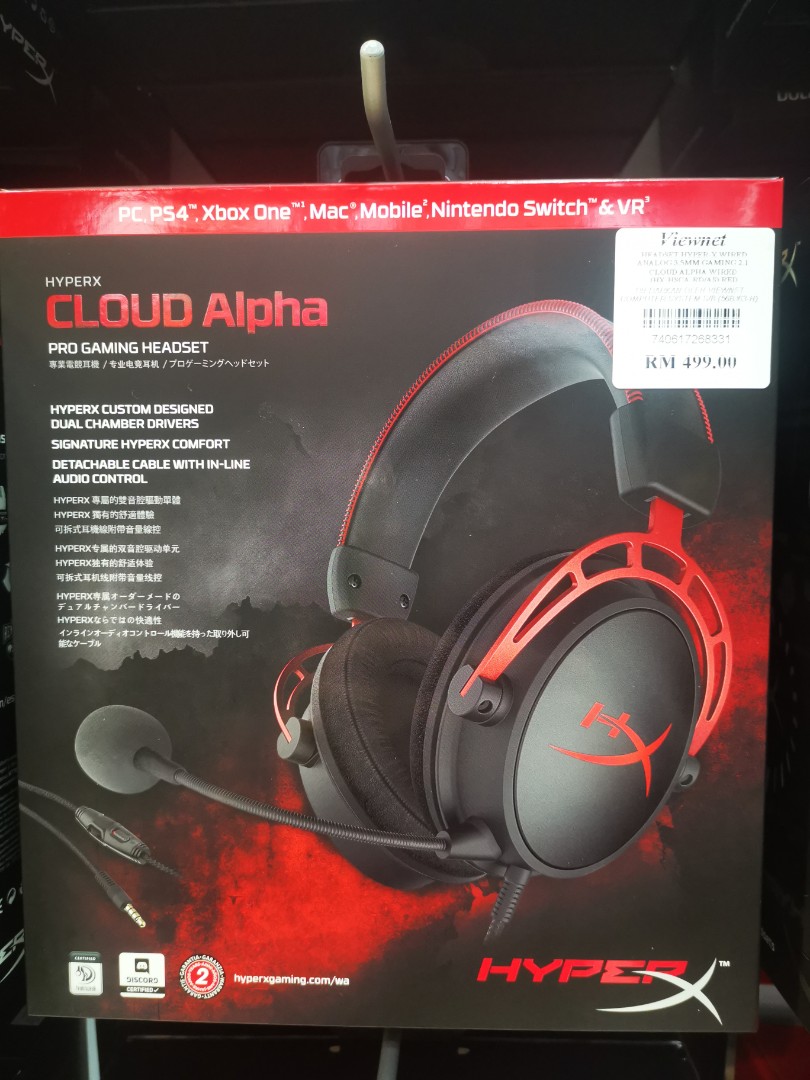 Hyper x cloud alpha, Audio, Headphones & Headsets on Carousell