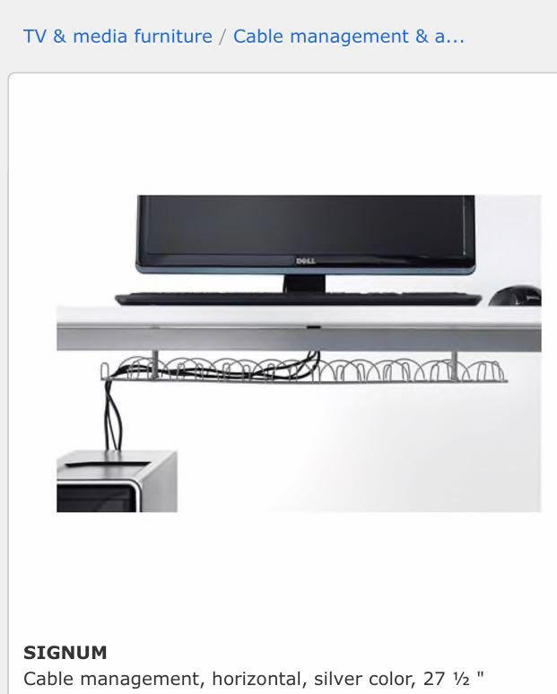 Ikea Cable Rack Organiser (Used), Computers & Tech, Parts & Accessories ...