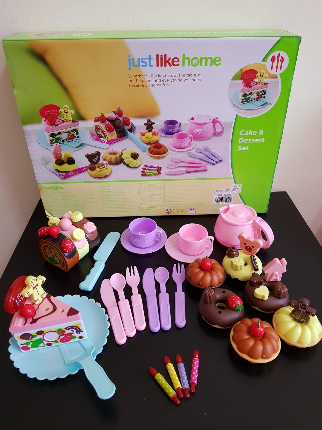 Just Like Home Cake & Dessert Set, Babies & Kids, Baby Nursery & Kids ...