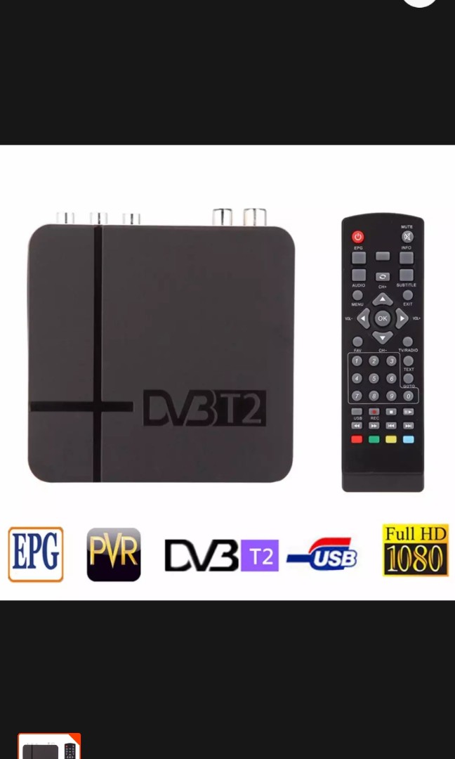 DVB-T2 Digital Tv setup Box, TV & Home Appliances, TV & Entertainment ...