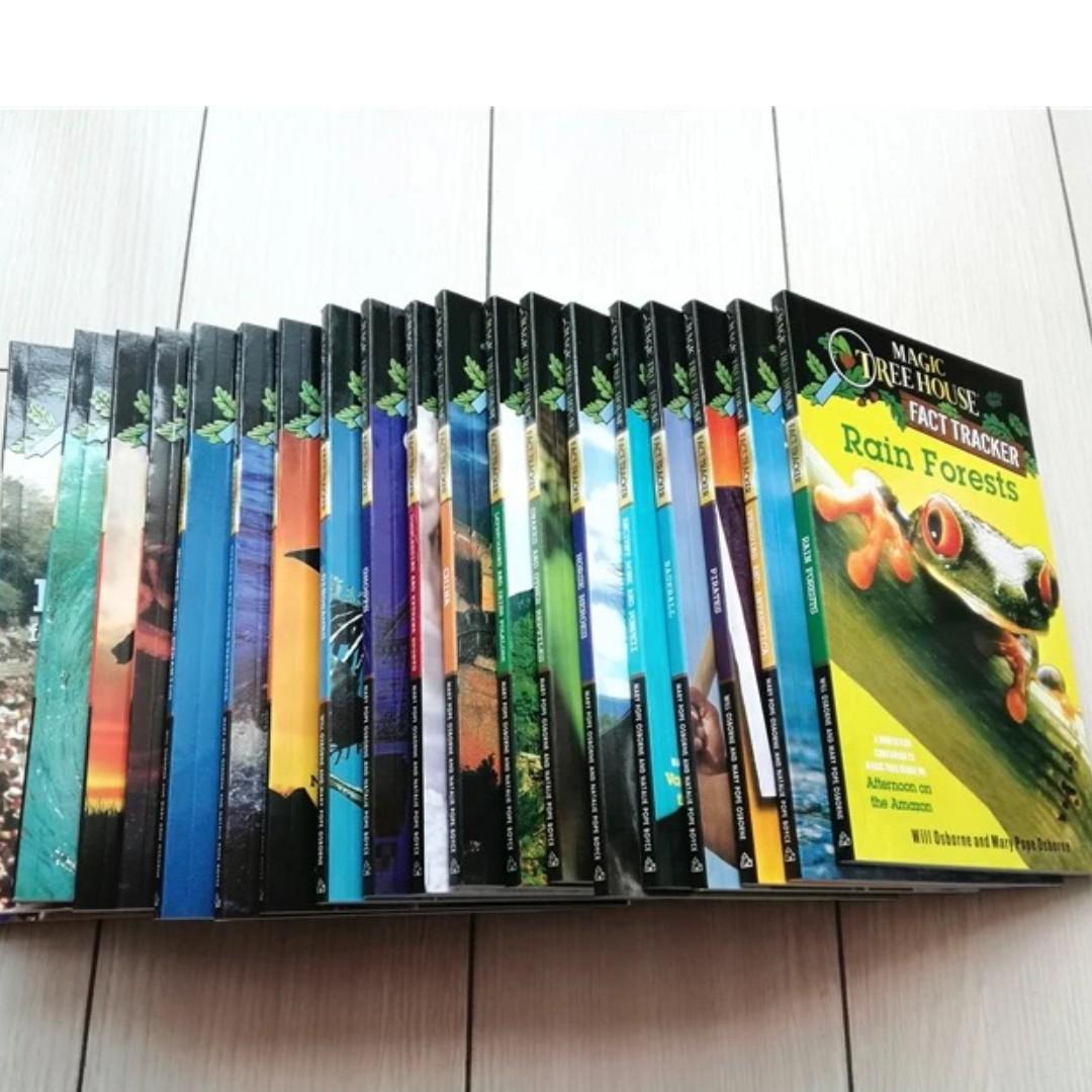 Magic Tree House Fact Tracker total 37 books, Hobbies & Toys, Books ...