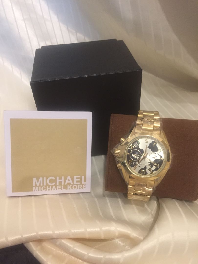 Michael Kors Map face watch for women pawnable, Women's Fashion ...