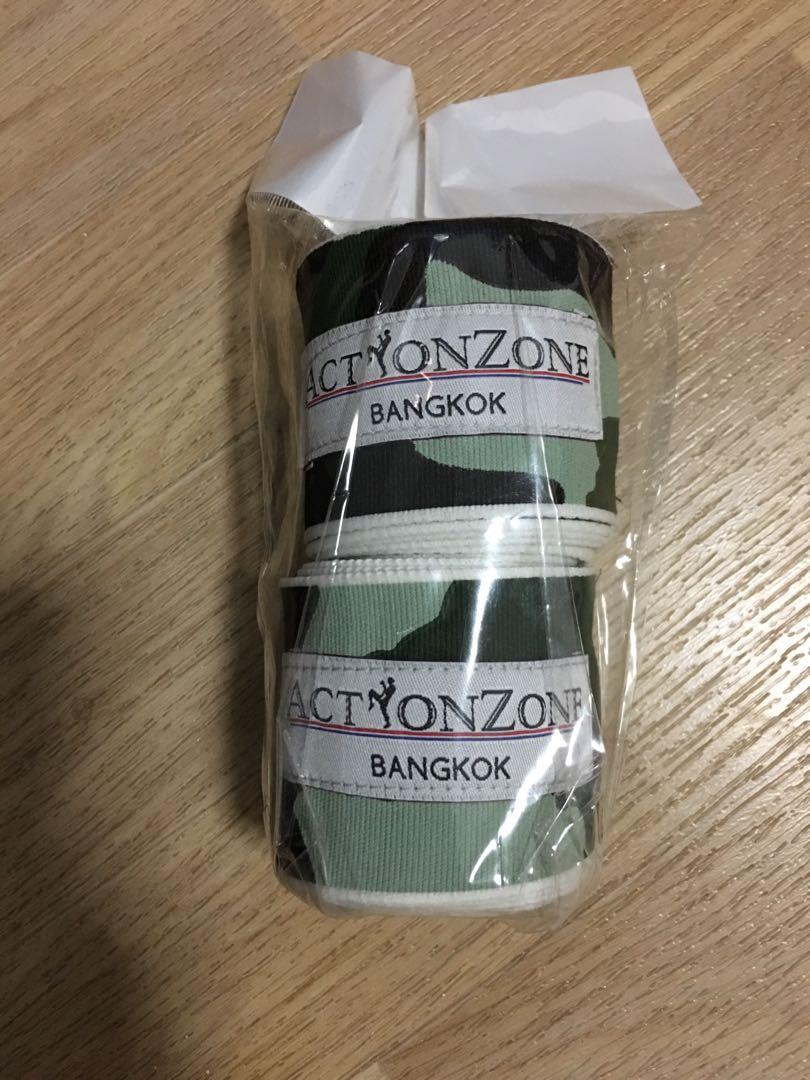 Muay Thai hand wraps, Sports Equipment, Sports & Games, Racket & Ball ...