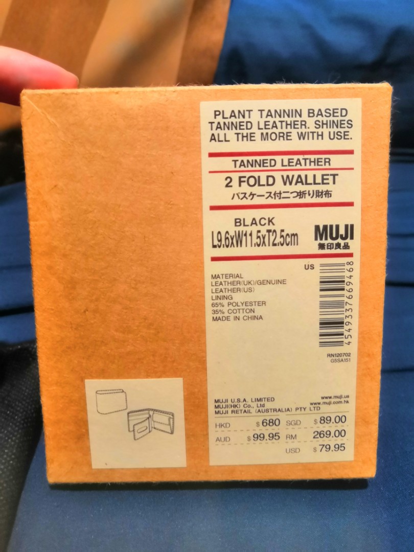 Muji Men Wallet, Men's Fashion, Watches & Accessories, Wallets & Card ...