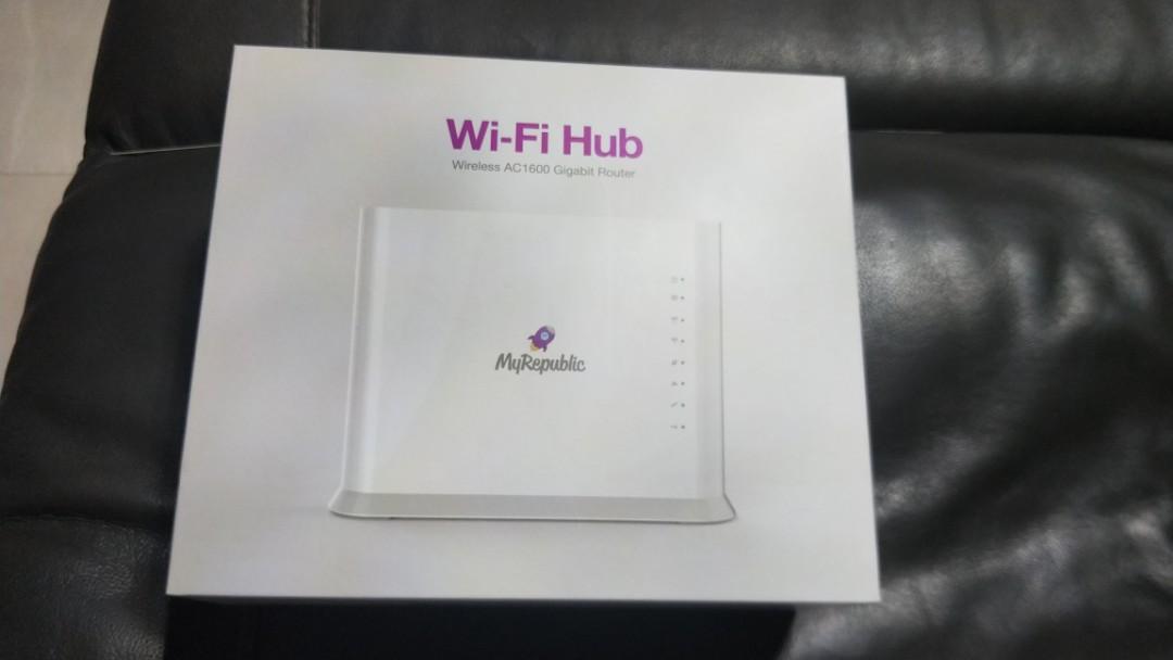 MyRepublic Wireless AC1600 Gigabit Router (Wi-Fi Hub), Computers & Tech ...