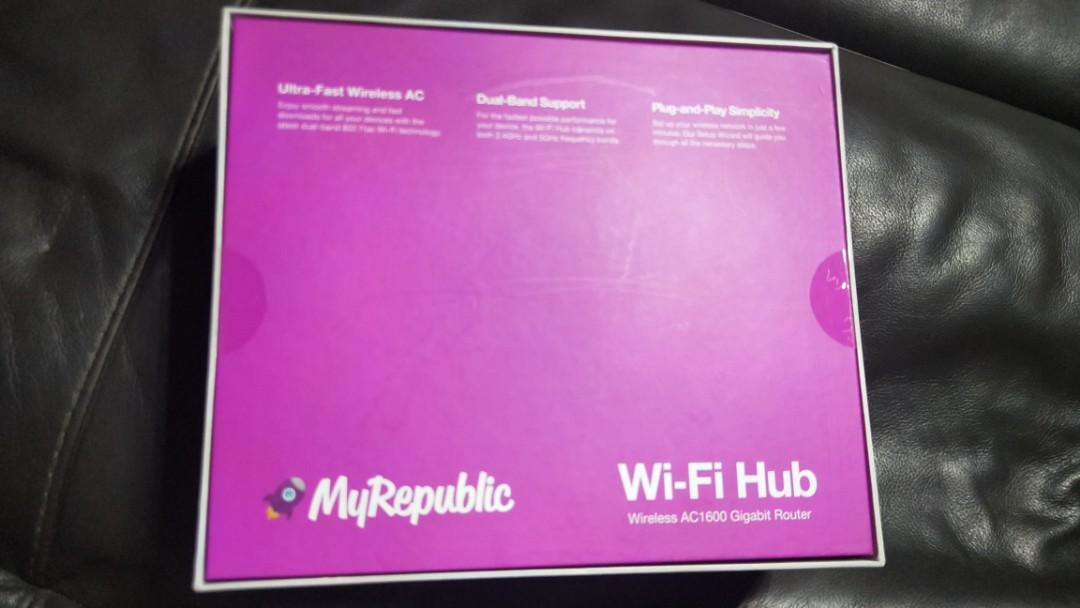 MyRepublic Wireless AC1600 Gigabit Router (Wi-Fi Hub), Computers & Tech ...