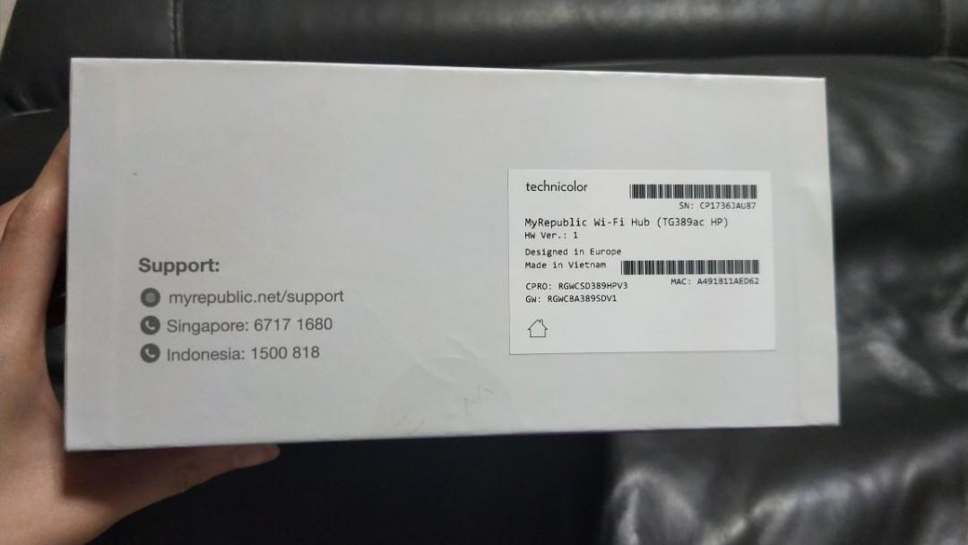 MyRepublic Wireless AC1600 Gigabit Router (Wi-Fi Hub), Computers & Tech ...