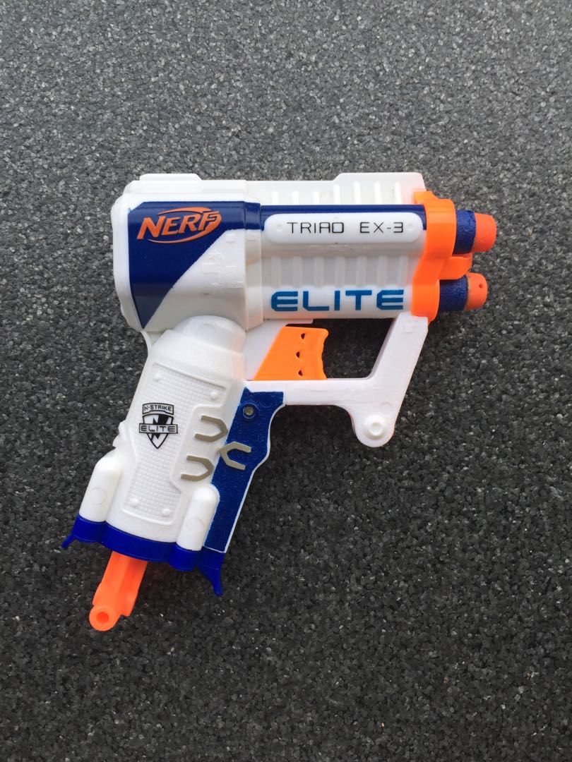 Nerf N-Strike Elite Triad EX-3 Blaster, Hobbies & Toys, Toys & Games on ...