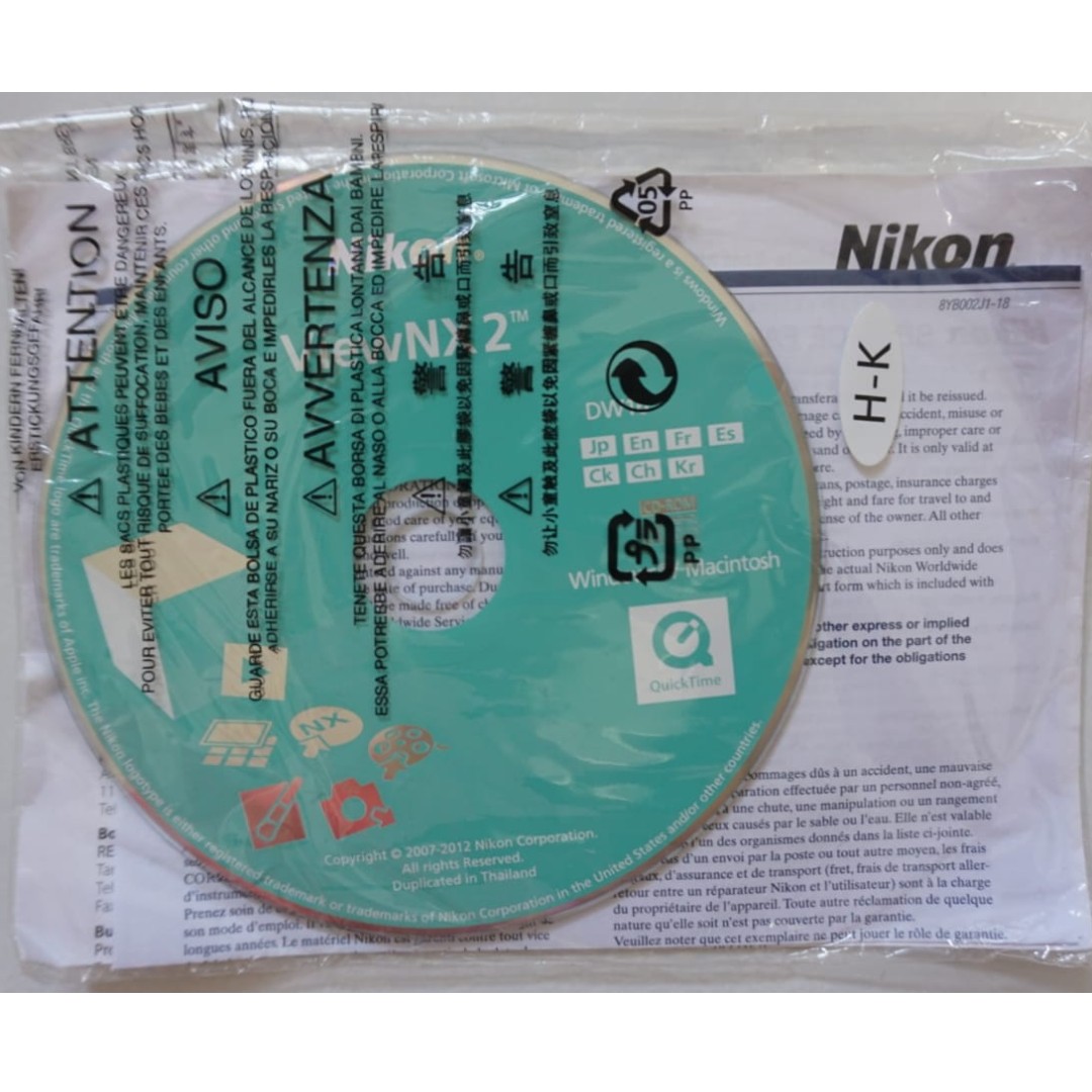 Nikon D3200 View NX2 & Refference Manual CD, Photography, Cameras on ...