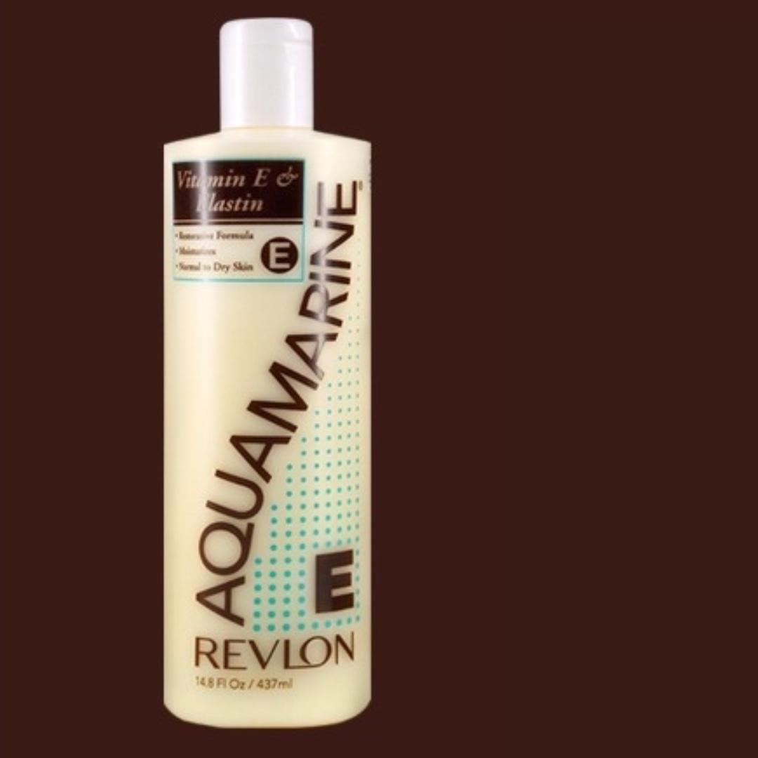 Revlon Aquamarine Body Lotion Vitamin E & Elastin 437ml, Beauty ...