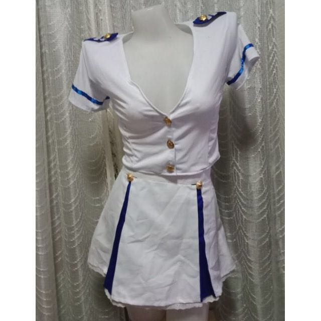 Sailor/Navy/Seaman Costume with Cap , Women's Fashion, Dresses & Sets ...