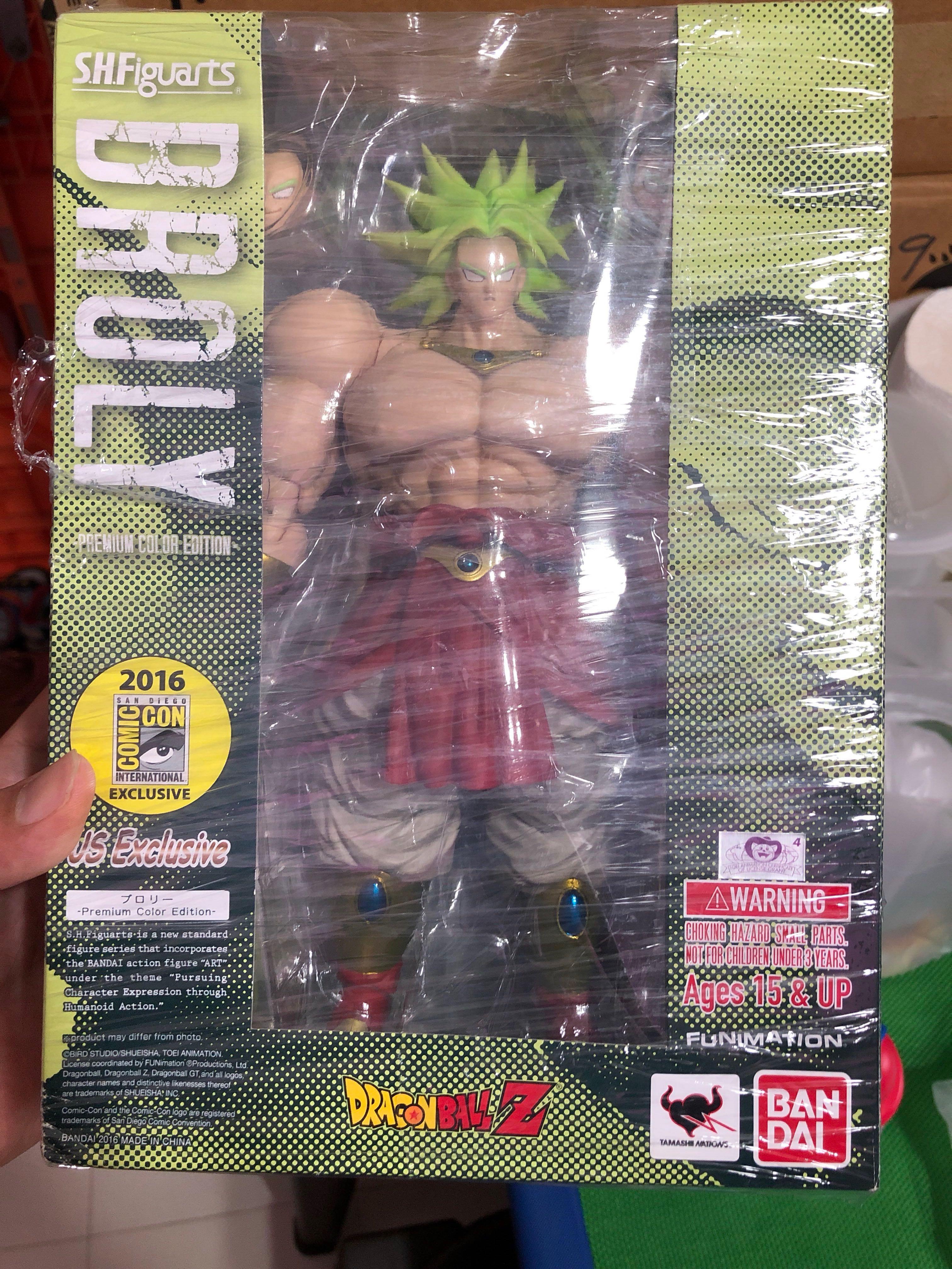 Shf Sh Figuarts S.H.Figuarts DB DBZ Dragonball Dragon ball Sdcc Comic Con Broly Premium Color ...