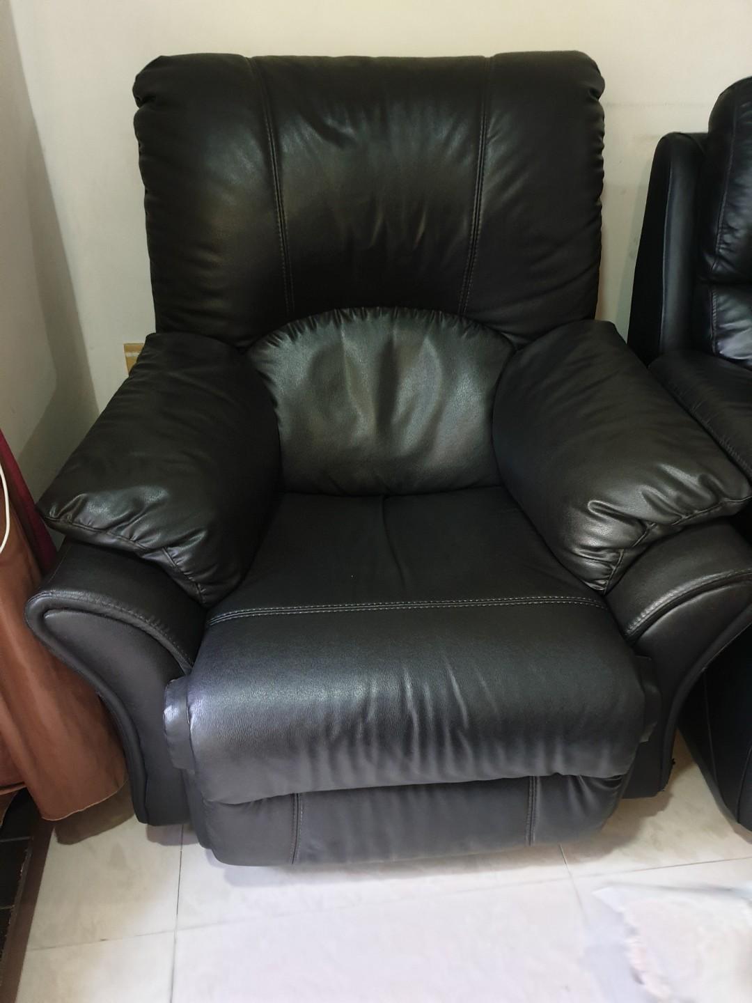 Used PVC single sofa seat, Furniture & Home Living, Furniture, Sofas on ...