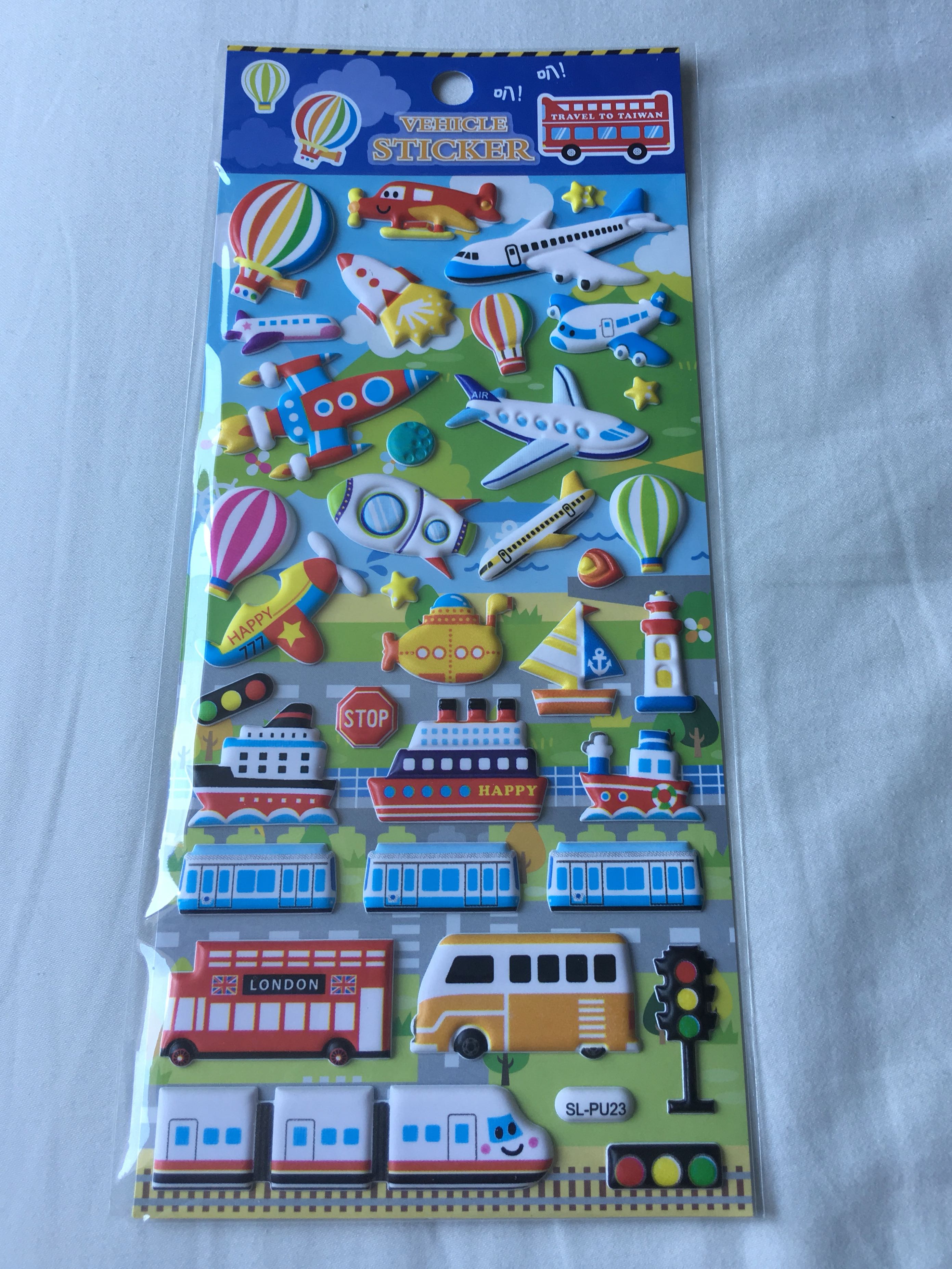 Vehicles Stickers, Hobbies & Toys, Stationery & Craft, Stationery ...