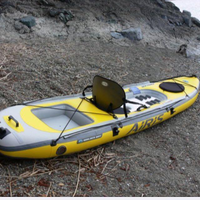 WalkerBay Aris Inflatable Fishing Kayak, Everything Else on Carousell