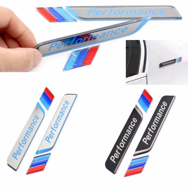 2x Style /// M Performance Car Window sticker decal decorative label ...